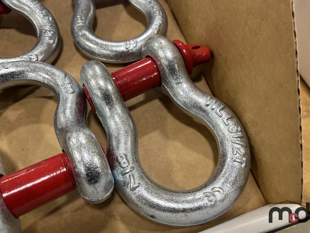 Unused (6) WLL 6 1/2 T Clevises